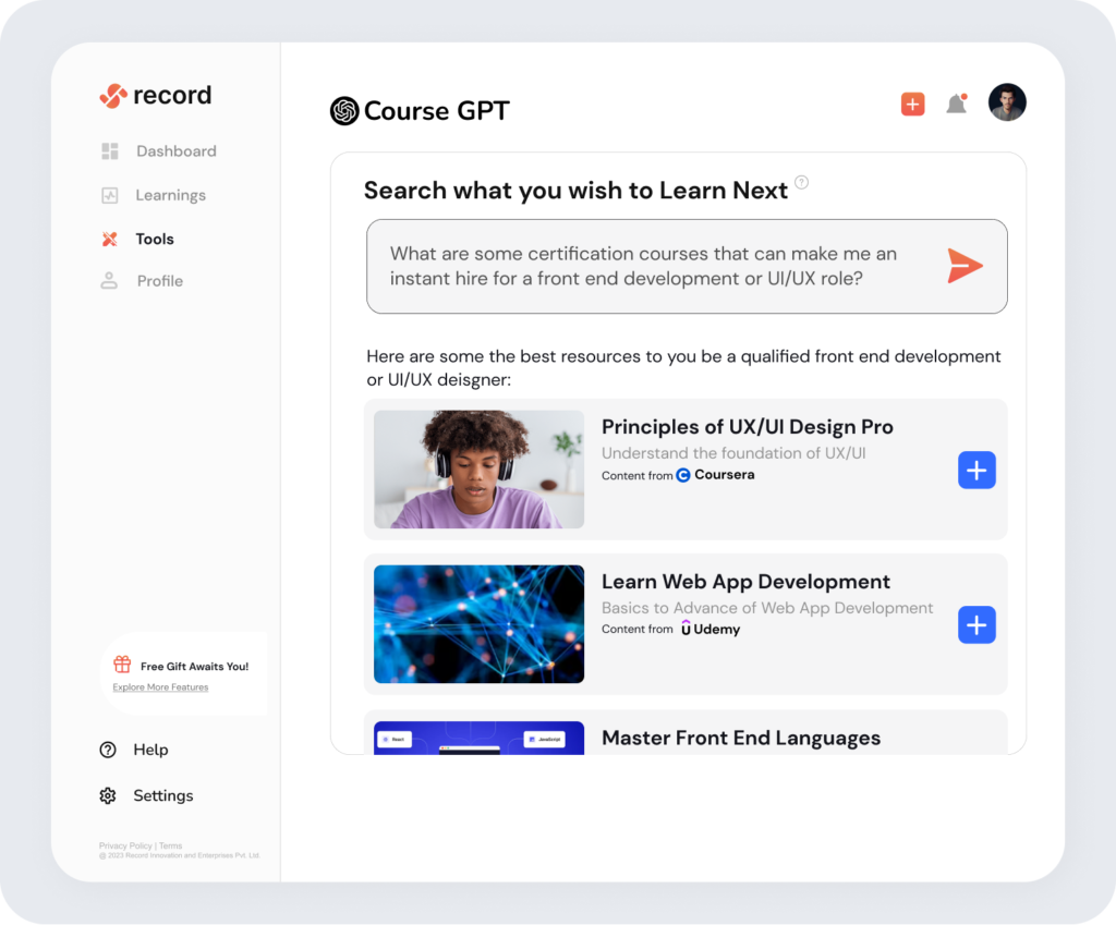 Record for Students - Join our Waitlist